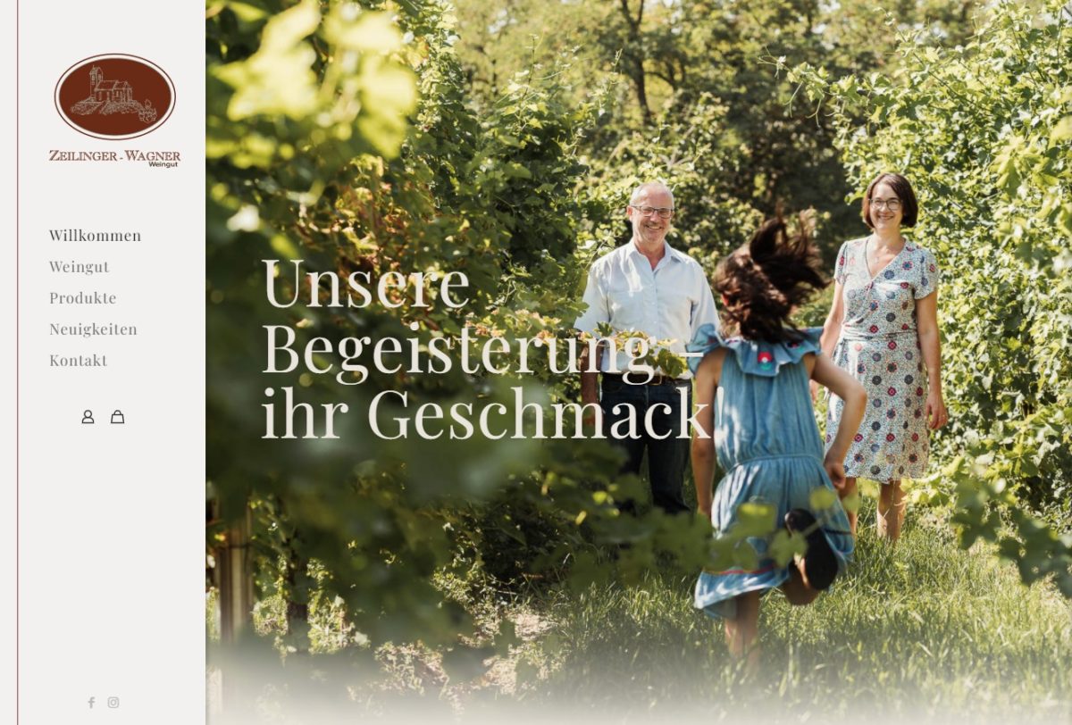 Weingut Zeilinger - Stefan Jurecek - Webdesign & Fotografie